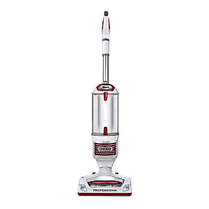 Shark NV501 Rotator Professional Lift-Away Upright Vacuum with HEPA Filter, Swivel Steering, LED Headlights, Wide Upholstery Tool, Dusting Brush & Crevice Tool, White/Red