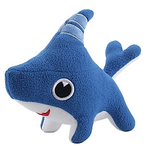 Shark Dog Plush Toy, Shark Puppy Stuffed Animal Doll Gifts for Baby, Kids, Boys, Girls, Blue, 11inch
