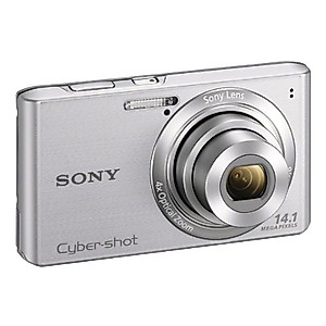 Sony Cyber-shot DSCW610 14.1 MP Digital Camera with 4x Optical Zoom and 2.7-Inch LCD (Silver) (2012 Model)
