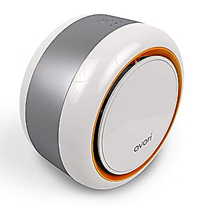 AVARI™ 500 Orange Desktop Personal Air Purifier for Filtering Personal Breathing Zone. Ultra Quiet Electro-Static Filters to 0.1 Micron