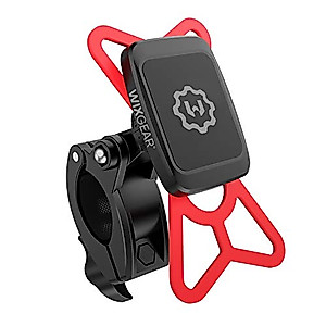 WixGear Universal Magnetic Bicycle & Motorcycle Handlebar Phone Holder for Cell Phones and GPS with Fast Swift-Snap Technology,