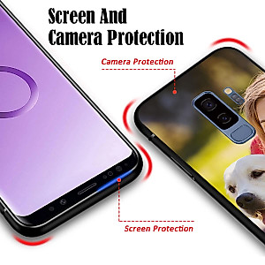 Personalized-Custom Phone Case for Samsung Galaxy S9 Plus with Picture Photo Text Name - Customized S9Plus Cellphone/Smartphone/Mobilephone Soft Thin Cover (Black) 6.2 Inch