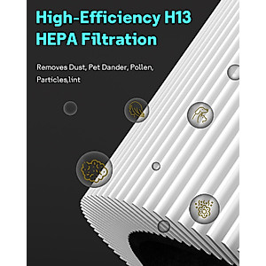 2 Pack Mini Max Replacement Filter Compatible with Blueair Blue Pure Mini Max Air Pur-ifiers, True HEPA H13 Filter & Activated Carbon FMINI Filter Replacement Compatible with Blue Pure Mini Max