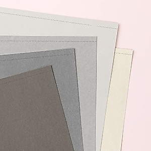 Colorbok - 71880A Smooth Cardstock Paper Pad, 12" x 12", Gray Promenage