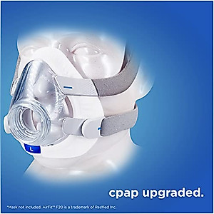 resplabs CPAP Mask Liners - Compatible with ResMed AirFit F20 Masks, Large - Reusable, Washable Cushion Covers - 4 Liner Pack
