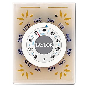 Taylor Food Fresh Refrigerator Thermometer and Baking Soda Holder