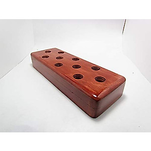 Bowl banger stand holder organization, 10mm 14mm 18mm bubble cap tray, pipe slide storage, wood display, Banger Bud