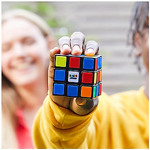 Rubik’s Cube, 3x3 Magnetic Speed Cube, Super Fast Problem-Solving Challenging Puzzle Fidget Toy Travel Game Brain Teaser for Adults & Kids Ages 8+