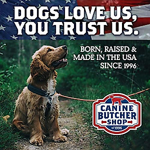 Canine Butcher Shop Always USA Made Pig Ears for Dogs, All Natural, Sourced in USA Pig Ears, Digestible Pork Dog Chew Treat (30-Pack)