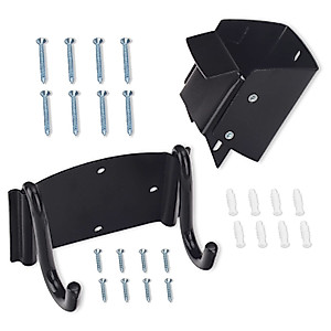 Huthbrother Wheelbarrow Storage Bracket/Hook -90 lbs Capacity, with Top Lift Latch for Most Wheelbarrows and Heavy Construction Types, Maximize Space in Garden, Shed or Workshop