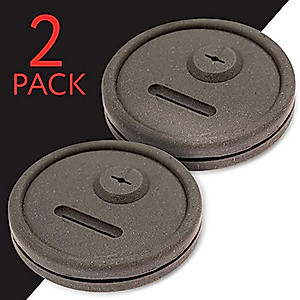 2 Pack Thermometer and Probe Grommet for Grills - Compatible with Weber Smokey Mountain Cookers and More - Compare to Replacement 85037 - by Impresa Products