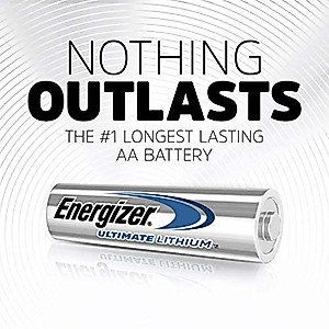 Energizer Ultimate Lithium AA Batteries, 12 Count