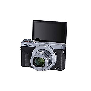Canon PowerShot Digital Camera [G7 X Mark III] with Wi-Fi & NFC, LCD Screen and 4K Video - Silver (Renewed)
