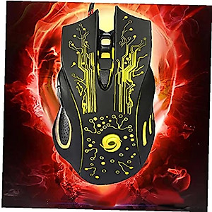 Wired Gaming Mouse Ergonomic Optical RGB Backlit USB Mice 6 Buttons with Scroll Wheel for Computers and Laptops