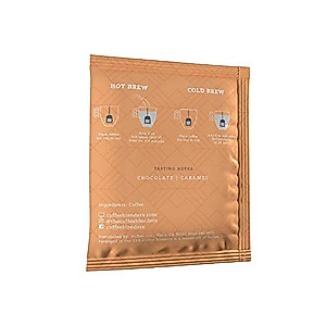 Coffee Blenders Tea Bag Coffee - Brazilian Flavor 10 Count Single Serve Instant Coffee, Portable Drip T-Bag Packets, Convenient Fast Fresh Simple