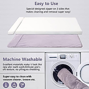 Dog Beds for Large Dogs Orthopedic Dog Bed Pillow Pet Bed Mat 39 inch Joint Relief Pet Sleeping Mattress, Non Slip Removable Washable Cover