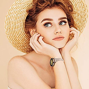 JOYOZY Leather Band Compatible with Samsung Galaxy Watch 5/4 40mm 44mm,Active(40mm)/2(40mm)(44mm),Stylish Slim Wristband Strap for Galaxy Watch 42mm/Samsung Galaxy Watch 4 Classic/Watch 5 Pro 45mm