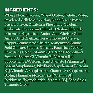 Greenies Regular Natural Dog Dental Treats, Sweet Potato Flavor, 12 oz. Pack (12 Treats)