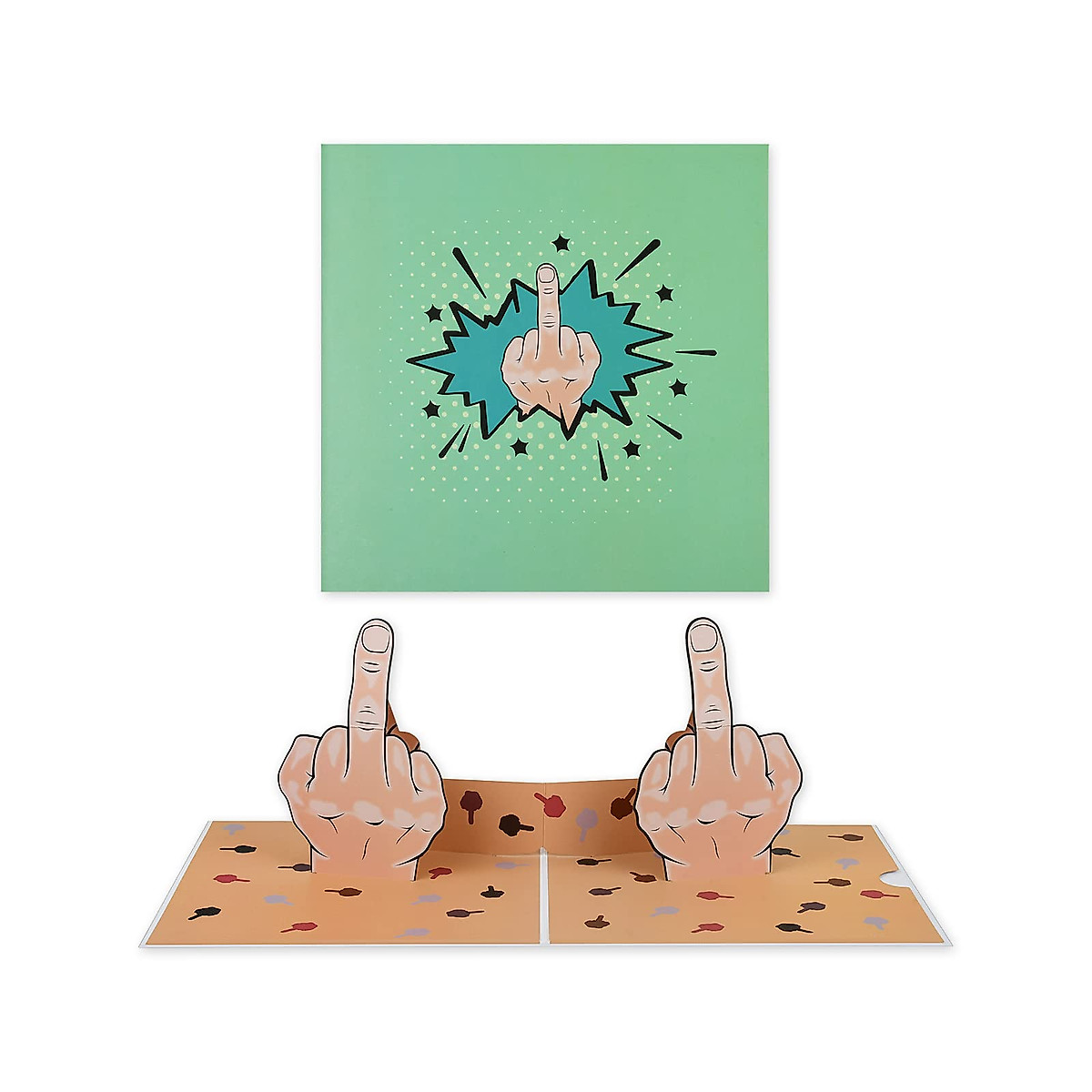 DS. DISTINCTIVE STYLE Funny Birthday Cards Middle Finger Pop Up Card Gag Gifts for Adults