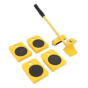 Furniture Lifter Tool, 150kg Bearing ABS Plastic Smoothing Wheel Increase Friction Furniture Transport Set for Heavy Objects