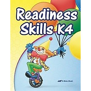 Readiness Skills K4 - Abeka 4 Year Old Kindergarten Development Skills Activity Student Work Book