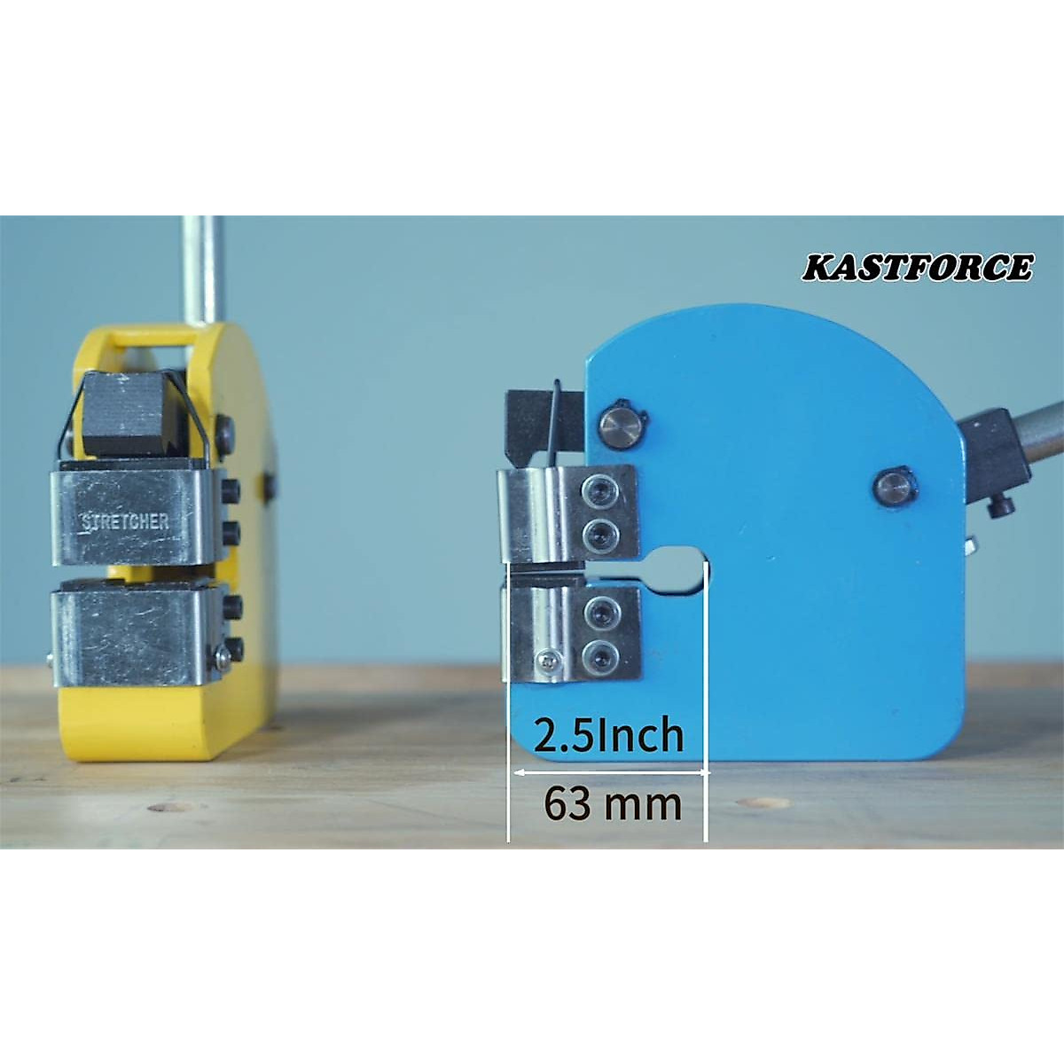 KASTFORCE KF5005 Metal Shrinker and Stretcher Combo Pack with 2.5 inch /63mm Throat Capacity Shrinker Machine Stretcher Machine Metal Forming Machine