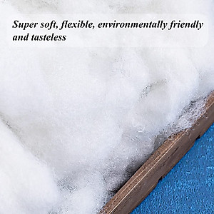 BUTUZE Polyester Fiber, Premium Fiber Fill, High Resilience Fill Fiber, Stuffing for Small Dolls Part Pillow Comforter DIY, 100g/3.5oz, Recyclable