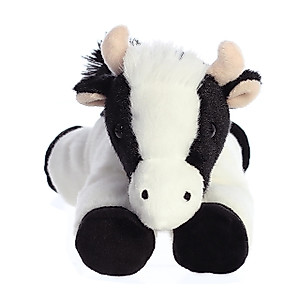 Aurora® Adorable Mini Flopsie™ Mini Moo™ Stuffed Animal - Playful Ease - Timeless Companions - White 8 Inches
