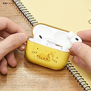Gourmandise POKE-811A Soft Case Compatible with AirPods Pro (2nd Generation) / AirPods Pro Pikachu