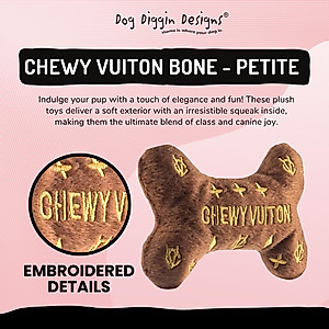 Dog Diggin Designs Runway Pup Collection | Unique Squeaky Plush Dog Toys – Prêt-à-Porter Dog Bones, Balls & More