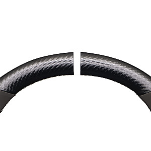 MEWANT Car Steering Wheel Covers Wrap for Tesla Model 3 2017-2020 Tesla Model Y 2020-2021 Customized Alcantara Hand-Stitched Wrap