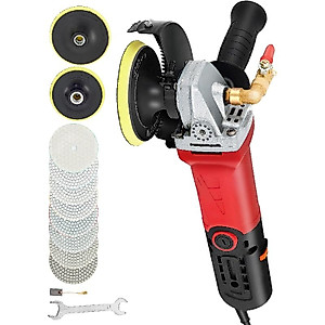 Wet Polisher Grinder Variable Speed Extra 4" & 5" Diamond Polishing Pads NEW