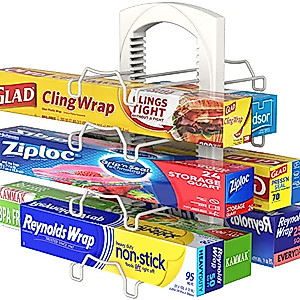 SimpleHousewares Adjustable Kitchen Wrap Organizer