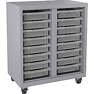 Lorell Pull-Out Bins Mobile Storage Unit