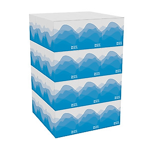 Georgia-Pacific Preference 2-Ply Facial Tissue by GP PRO (Georgia-Pacific) Cube Box 46200 100 Sheets Per Box 30 Boxes Per Case White