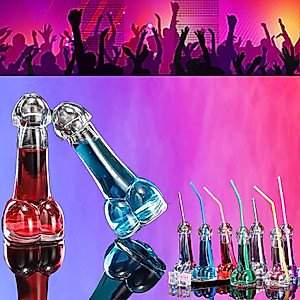 UKNBEY Funny Party Wine Glass, Creative Shape Transparent Champagne Glasses Whiskey Glasses Wine Cup for Novelty Drinking Cup Decoration for Bars, Night Clubs, Hotels, Party.Ideal Gag Gift (1 Pcs)