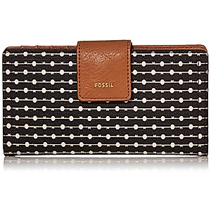 Fossil Women's Logan Leather RFID-Blocking Tab Clutch Wallet