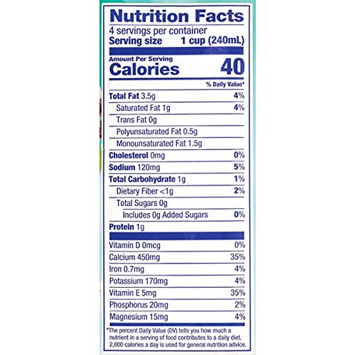 Almond Breeze Dairy Free Almondmilk Blend, Almond Coconut, Unsweetened Vanilla, 32 Ounce (Pack of 12)