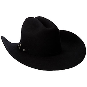 Justin Men's 3X Rodeo Hat, Black,7 3/8