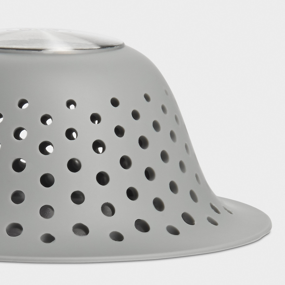 OXO Good Grips Silicone Shower & Tub Drain Protector, Gray