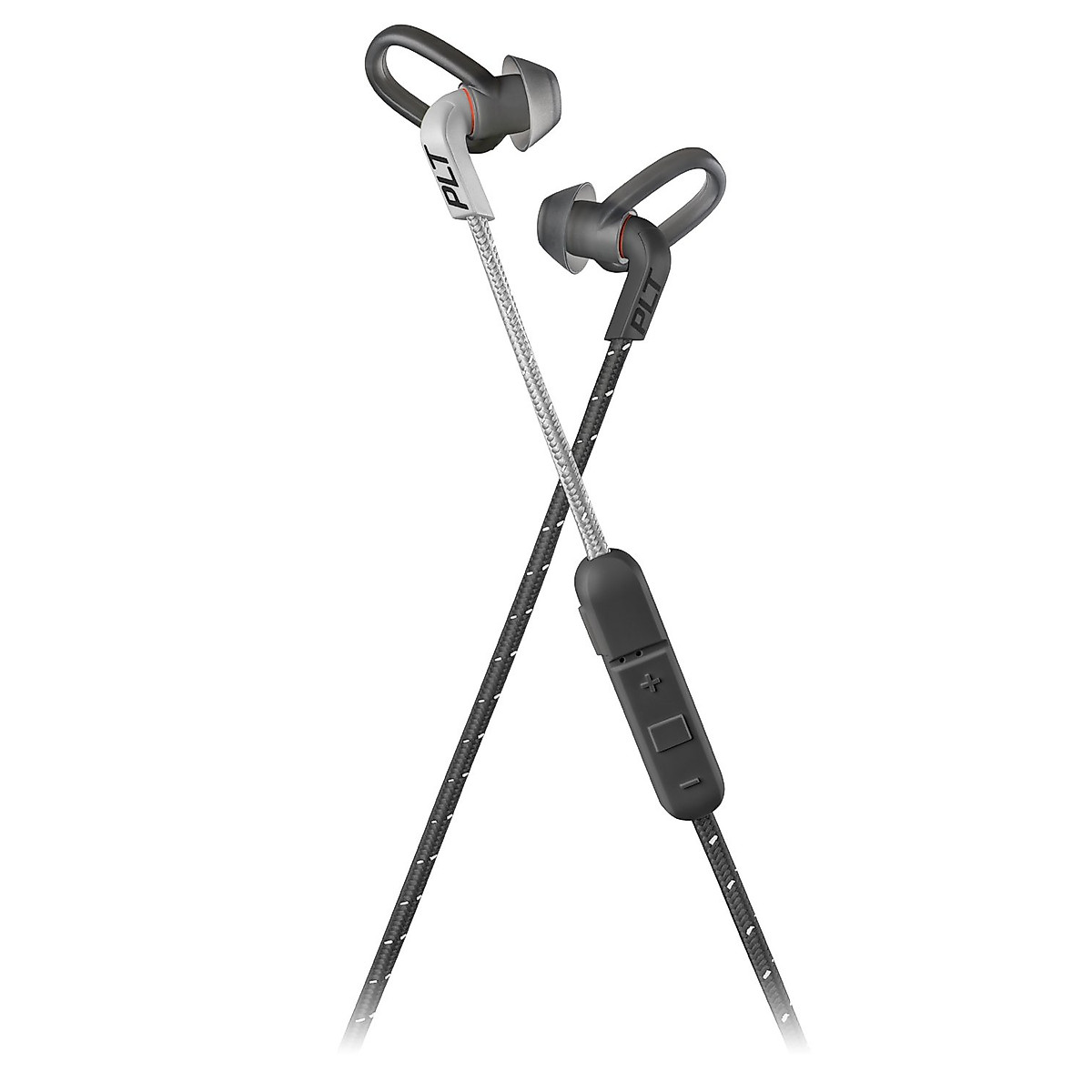 Plantronics BackBeat FIT 305 Sweatproof Sport Earbuds, Wireless Headphones, Black/Grey