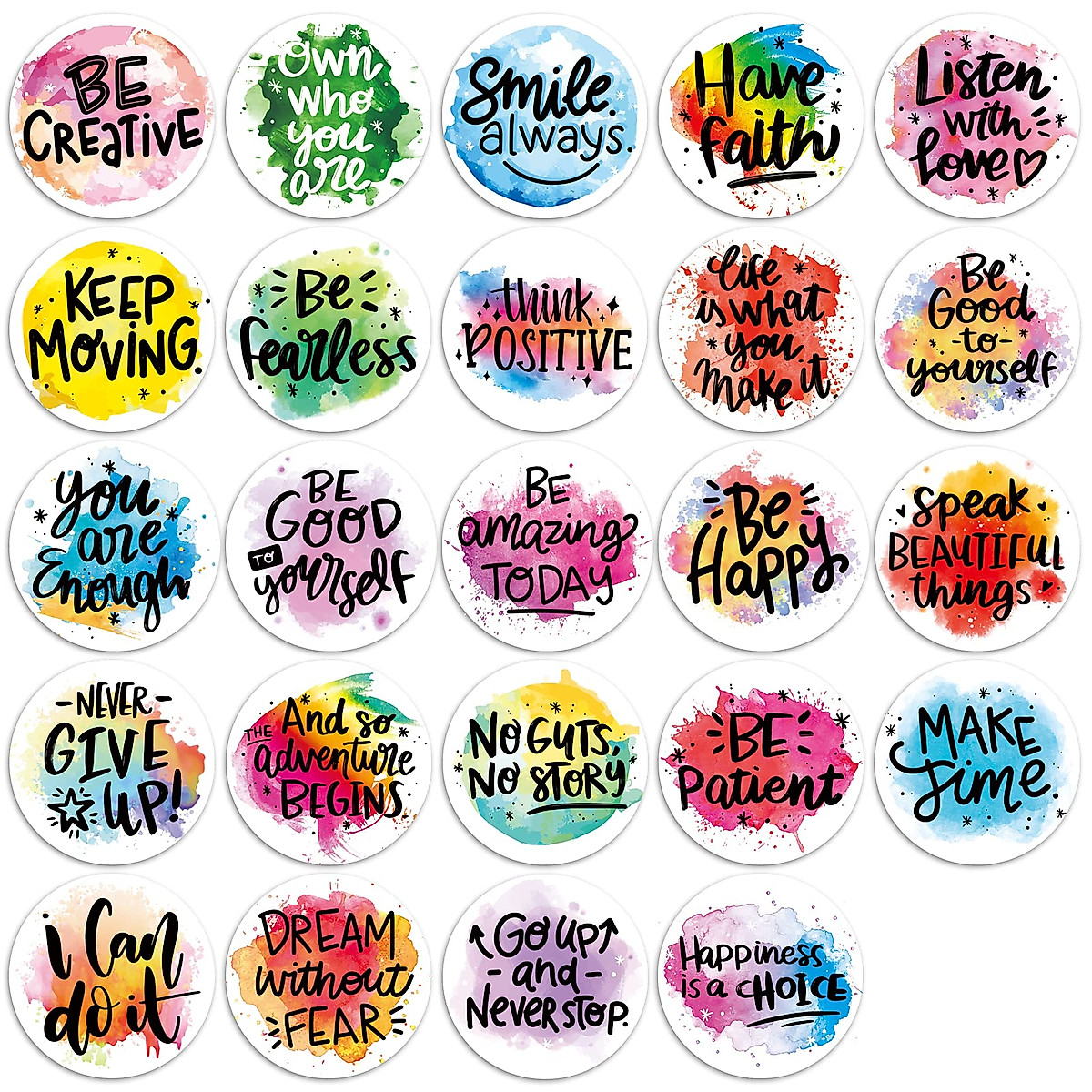 480 Counts Inspirational Quotes Words Stickers Inspiring Planner Stickers Encouraging Stickers Motivational Encouragement Stickers for Book Phone Car Bike Scrapbook