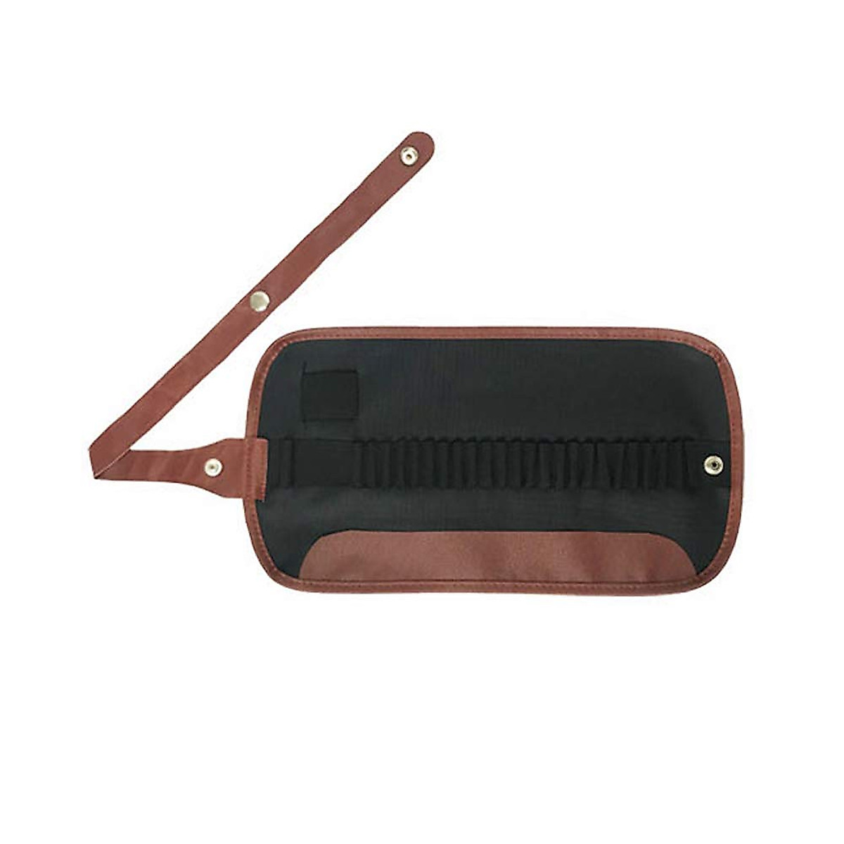 1 Piece 24 Slot Canvas Pencil Roll Up Case Pencil Wrap Case Roll up Pouch Pen Wrap Organizer Roll Up Pencil Holder Charcoal Pencils Rolling Pouch for Painter Artist Black