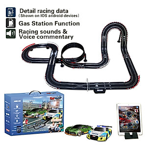 AGM MASTECH Slot car Set with Racing Assistant APP No.ASR-02 1:43 Scale