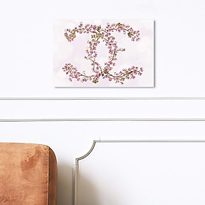 Wynwood Studio Fashion and Glam Wall Art Prints 'Sakura Love' Home Décor, 19x13, White Frame