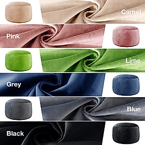 [Removable Outer Cover] Large Bean Bag Chair, 3 ft Bean Bag Chairs for Adults/Kids with Filling,Soft Memory Foam Bean Bag with Filler Included,Machine Washable - 3 Foot,Dark Blue