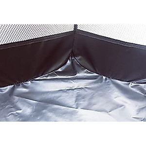 Tecageaon Portable Foldable Pet Playpen Exercise Pen Kennel Tent Carrying Case Indoor Outdoor Water-Resistant Removable Shade Cover for Puppies Kittens Cats Small Dogs (Blue)