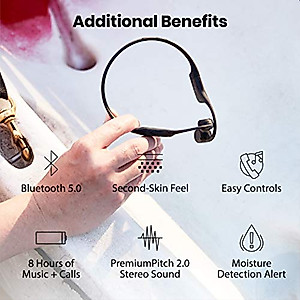 Aftershokz Aeropex Mini (Rebranded as Shokz OpenRun Mini) Bone Conduction Wireless Bluetooth Headphones