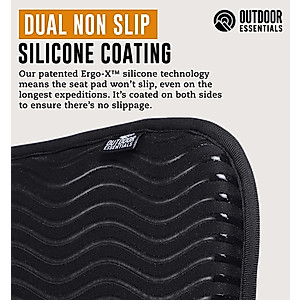 OutdoorEssentials Kayak Seat Cushion, Seat Pad - Kayak Cushion Seat Waterproof - Anti Slip Kayak Gel Seat Cushion & Kayak Seat Bottom - Black