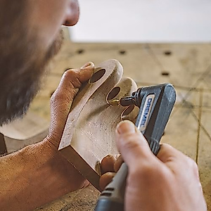 Kutzall Extreme Flame Rotary Burr, 1⁄8" Shaft, Very Coarse- Woodworking Attachment for Dremel, Foredom, DeWalt, Milwaukee. Abrasive Tungsten Carbide, 1⁄4" (6.3mm) Dia. X 1⁄2" (12.7mm) Length FLX-14-EC